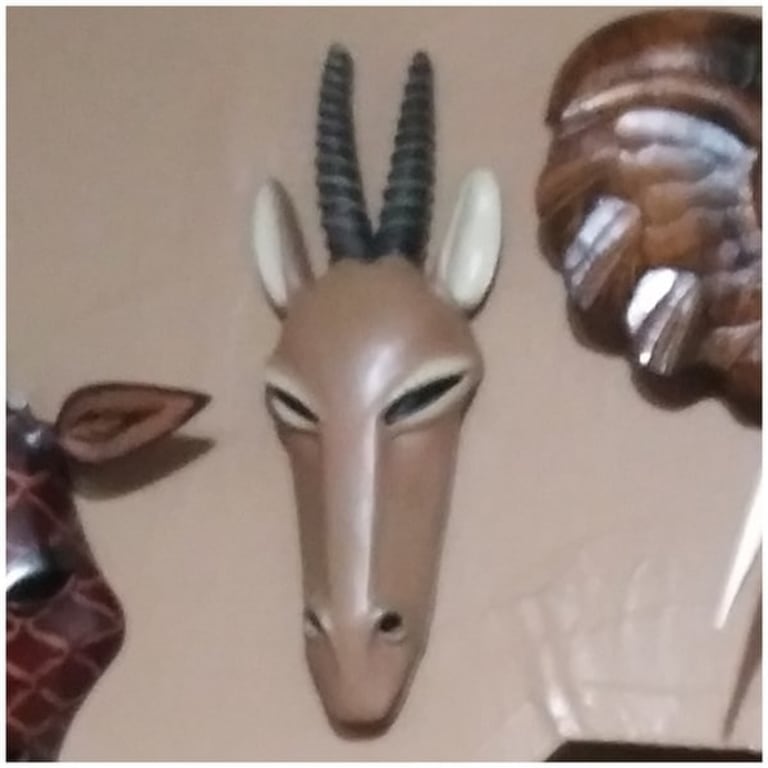 Design Toscano African Serengeti Tribal-Style Animal Wall Mask: Gemsbok ...
