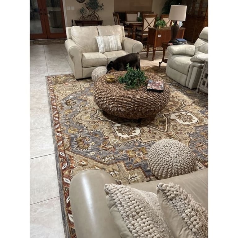 Alexander Home Madeline Wool Hand-Hooked Heritage Rug - On Sale - Bed ...