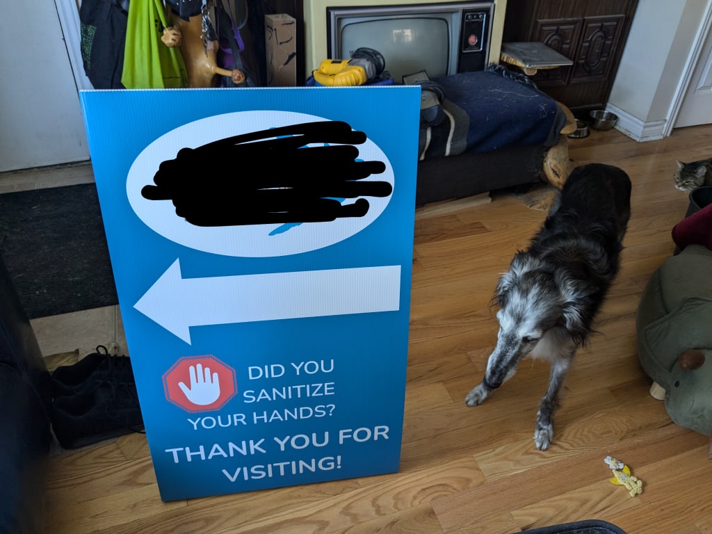 Corrugated A-Frame Signs | VistaPrint Canada