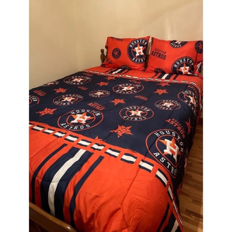 MLB Houston Astros Rotary 5 Piece Queen Bed in a Bag Set - On Sale ...