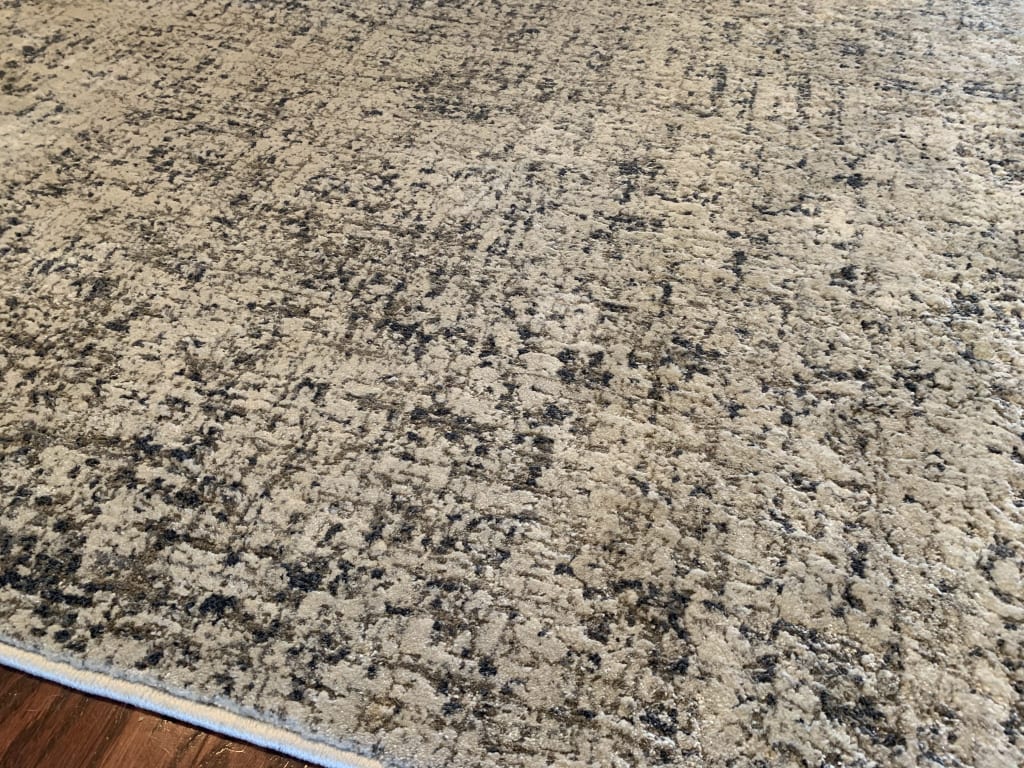 (A455) Crosby St. Clearwater Lenora Ivory Area Rug, 5x7