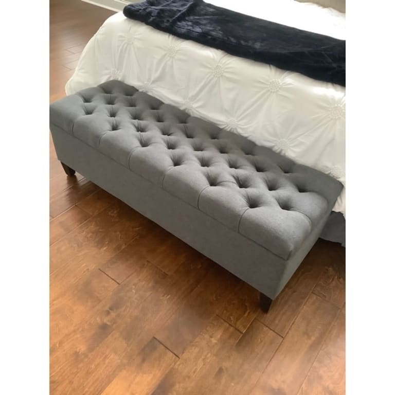Ottilie Button Tufted Storage Ottoman Bench By Christopher Knight Home