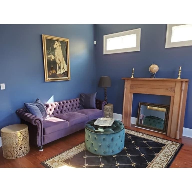 Chic Home Adna Velvet Upholstered Ottoman - Bed Bath & Beyond - 22408014