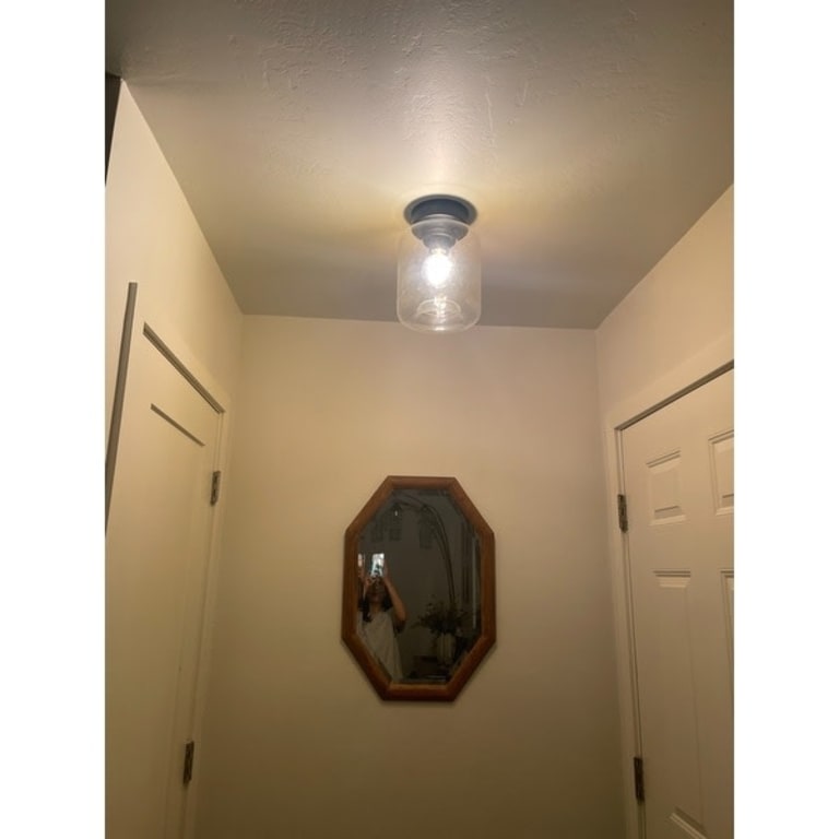 Westinghouse Lighting Judd 8 Inch, One Light Semi-Flush Mount Ceiling ...