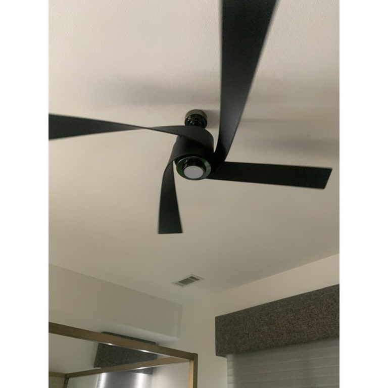 Minka Aire Artemis IV Gun Metal Black 4 Blade 64 Inch LED Ceiling Fan ...