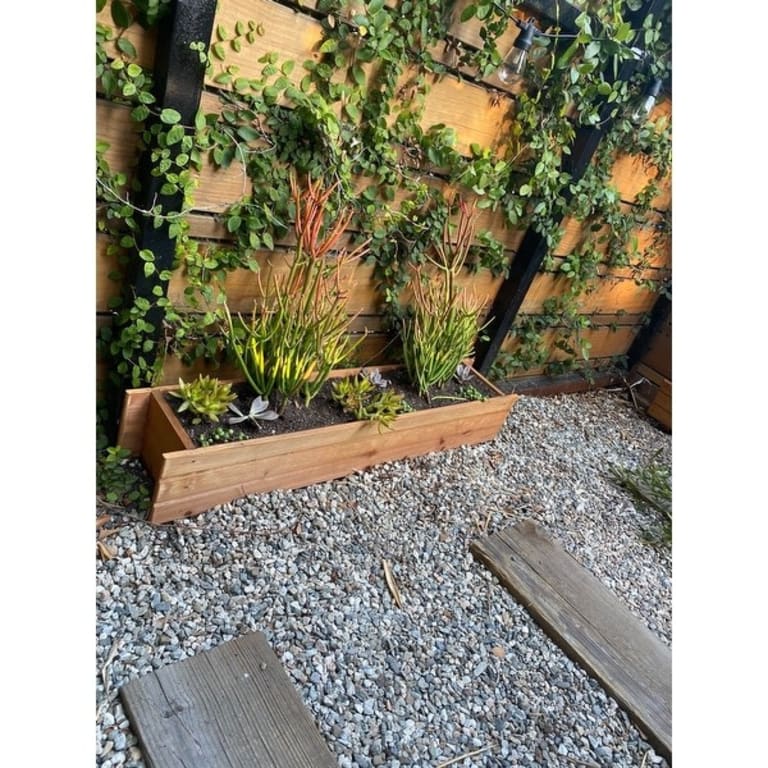 28/36/40 Inch Wooden Flower Planter Box Garden Yard Decorative Window ...