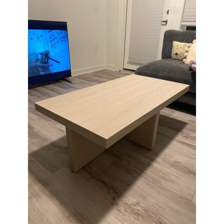 Elna 44" Wide Rectangular Coffee Table - On Sale - Bed Bath & Beyond - 37356603