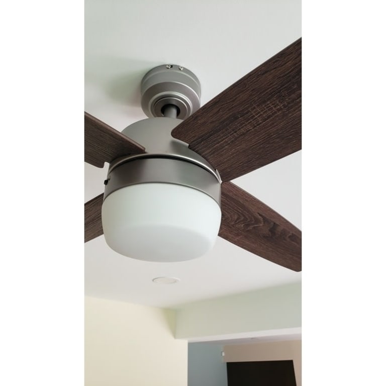 44" Prominence Home Atlas Bright White Modern Indoor LED Ceiling Fan ...