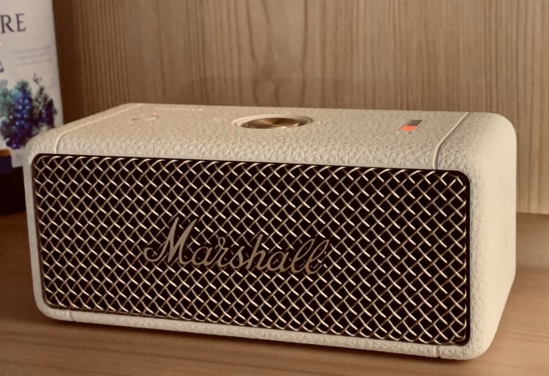 Marshall Emberton II Portable Bluetooth Speaker, Cream Marshall Emberton II Portable Bluetooth Speaker, Cream