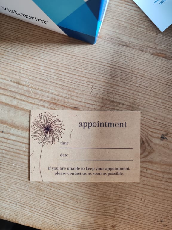 Appointment Card Templates & Designs | VistaPrint