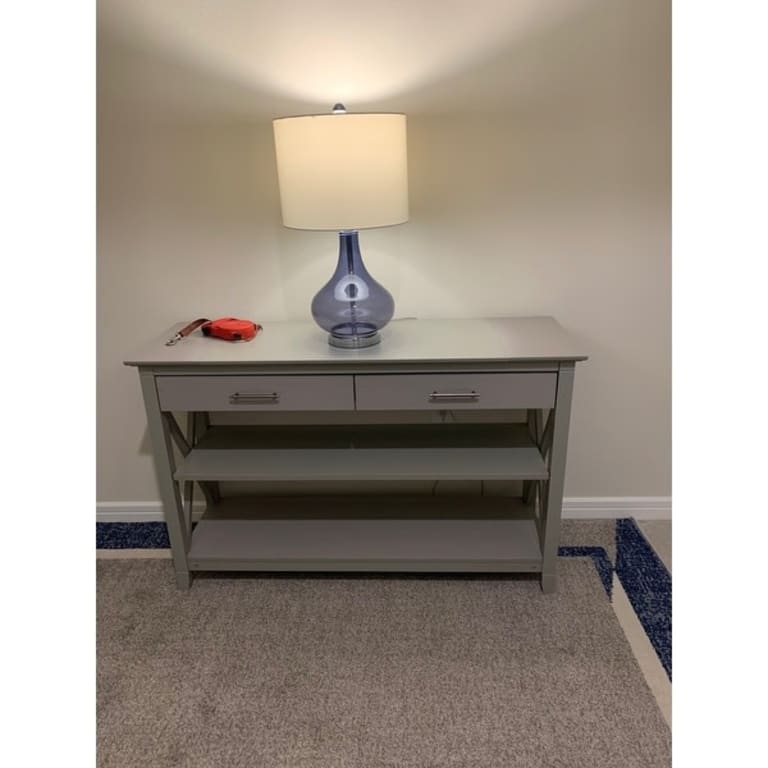 Key West Console Table with Drawers and Shelves by Bush Furniture - On ...