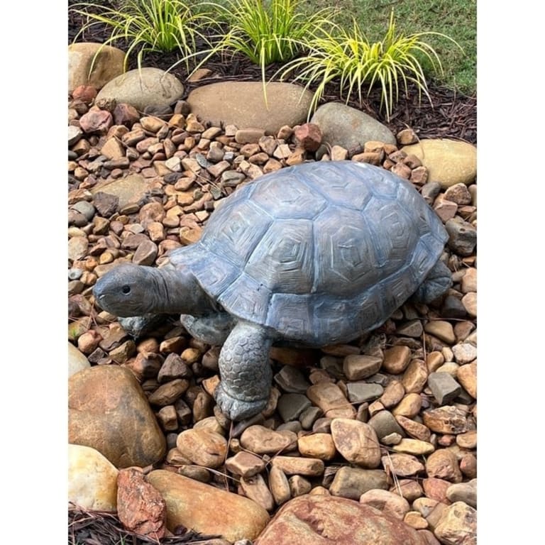 Todd the Tortoise Indoor-Outdoor Large Lawn and Garden Statue - 30 ...