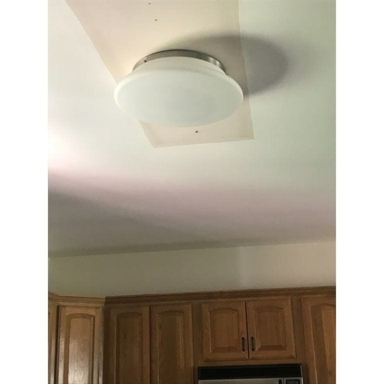 AFX Sutton 18" Wide LED Flush Mount Ceiling Fixture with Frosted Glass ...