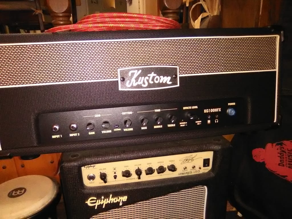 Kustom KG100HFX 100W Guitar Amp Head | Guitar Center Kustom KG100HFX 100W Guitar Amp Head | Guitar Center