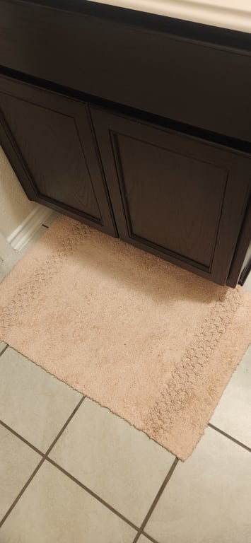 Providence Reversible Grey Bath Rug 20x30 | At Home