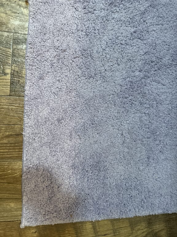 Essential Cut Pile Purple Bath Rug 20x34 | At Home