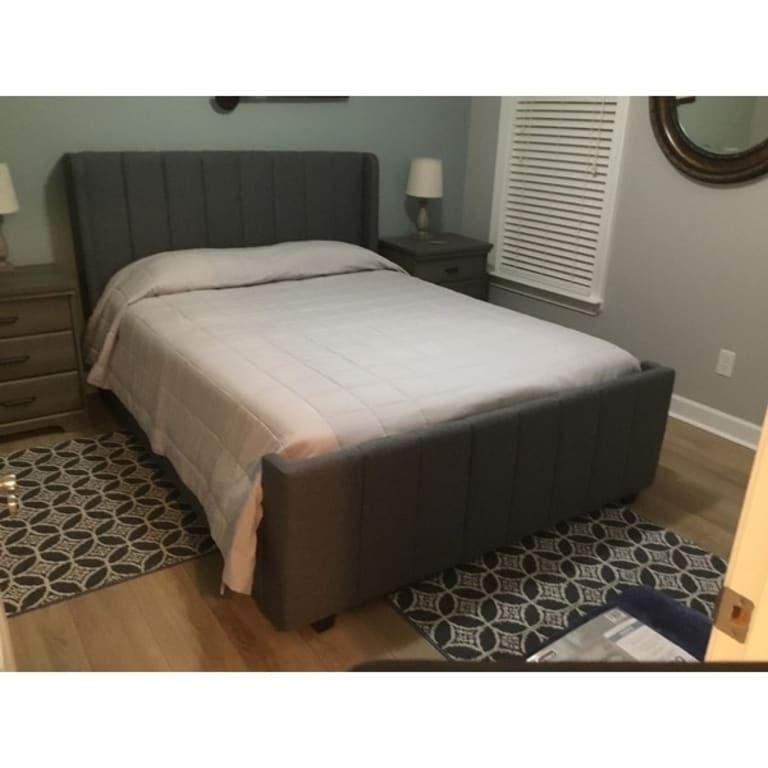 Antoinette Traditional Upholstered Queen Bed by Christopher Knight Home ...