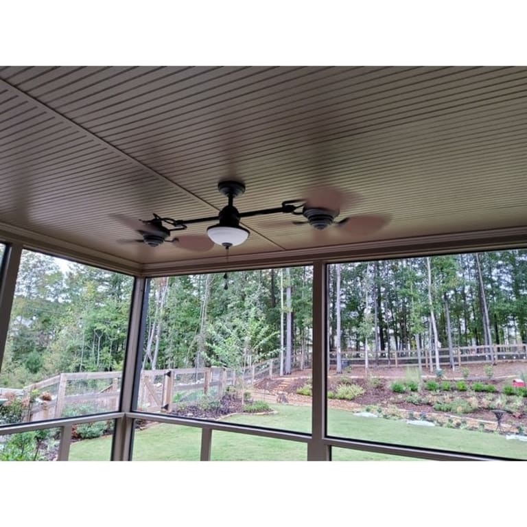 Twin Breeze Bronze Ceiling Fan Harbor Breeze Twin Breeze II 74 In Oil