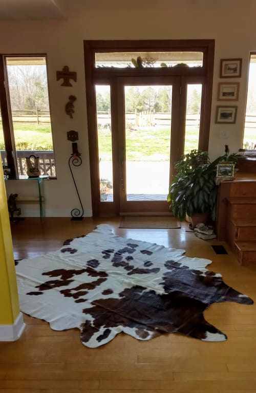 Tri-Color Cowhide Area Rug | Overland