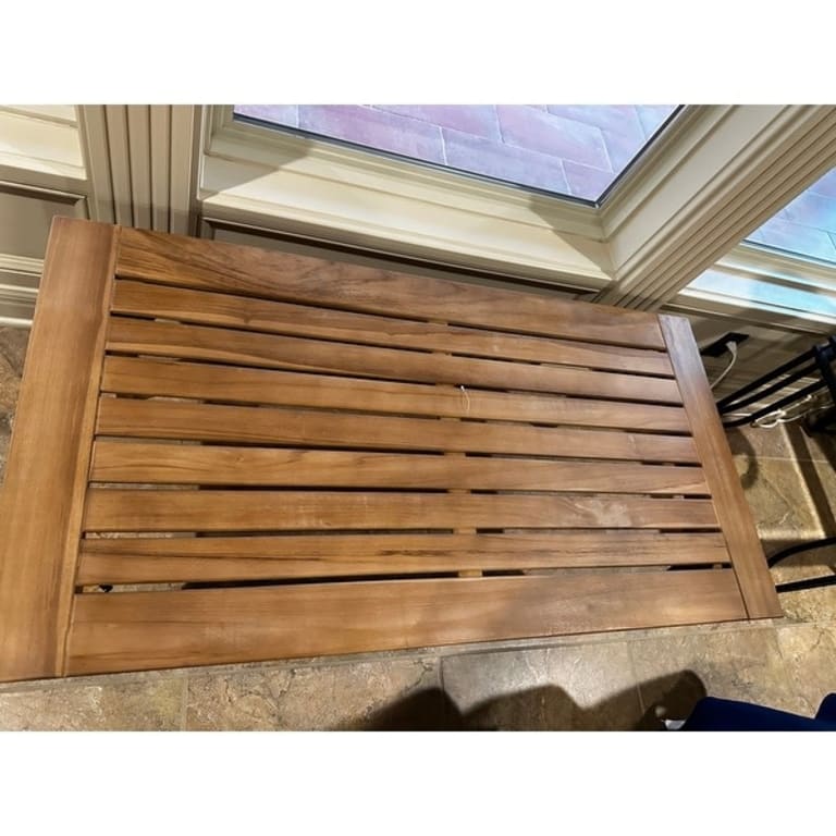 Cambridge Casual Leon Teak Patio Coffee Table - On Sale - Bed Bath ...