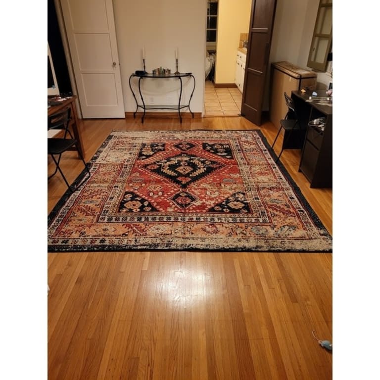 Brooklyn Rug Co Jane Vintage Floral Indoor/Outdoor Area Rug - Bed Bath ...