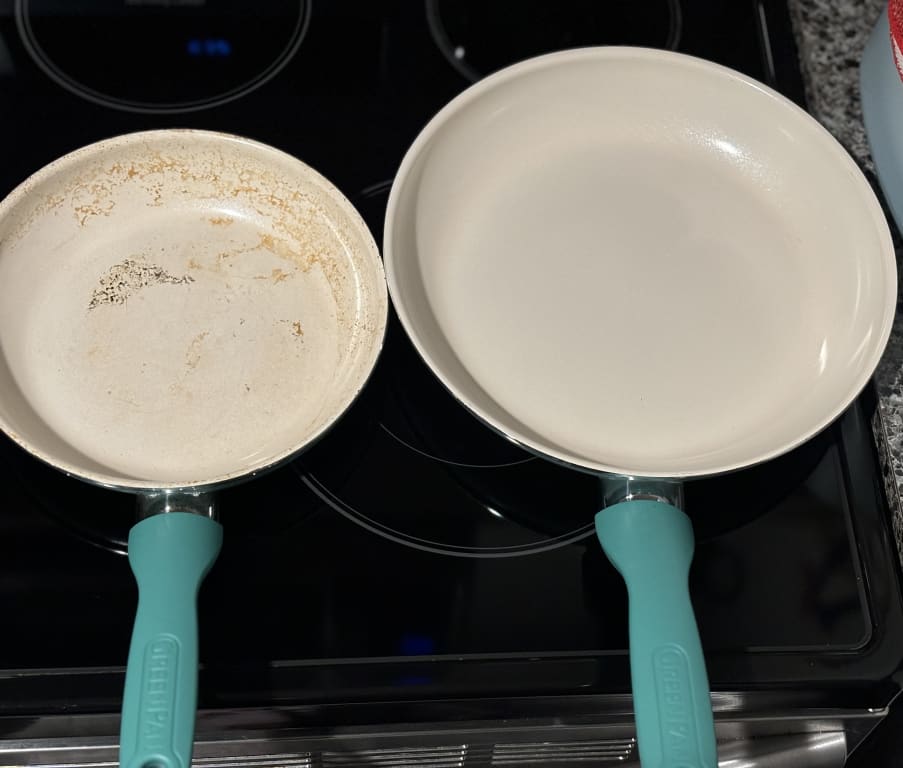 GreenPan Rio 2-Pack Frying Pan Set, Black