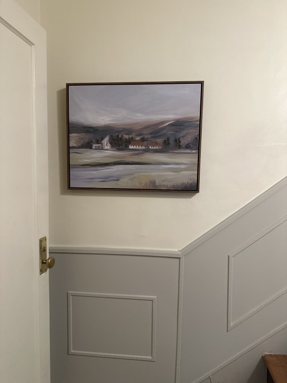 Honeybloom Framed Landscape Canvas Wall Art, 28x22