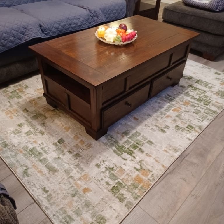 Hauteloom Liverpool Collection Modern Abstract Contemporary Square Tile ...