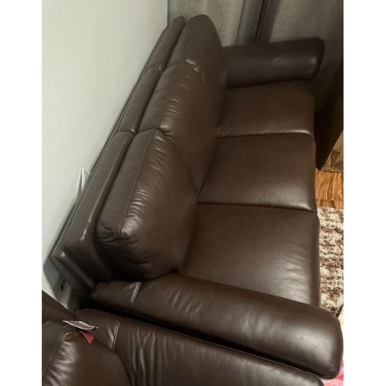 Hydeline Magnum Top Grain Leather Sofa and Loveseat Set - Bed Bath ...