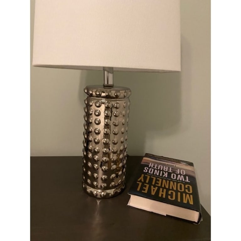 SAFAVIEH Lighting 23-inch Harlee Silver LED Table Lamp (Set of 2) - 13 ...