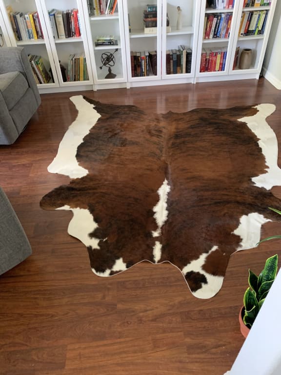 Tri-Color Cowhide Area Rug | Overland
