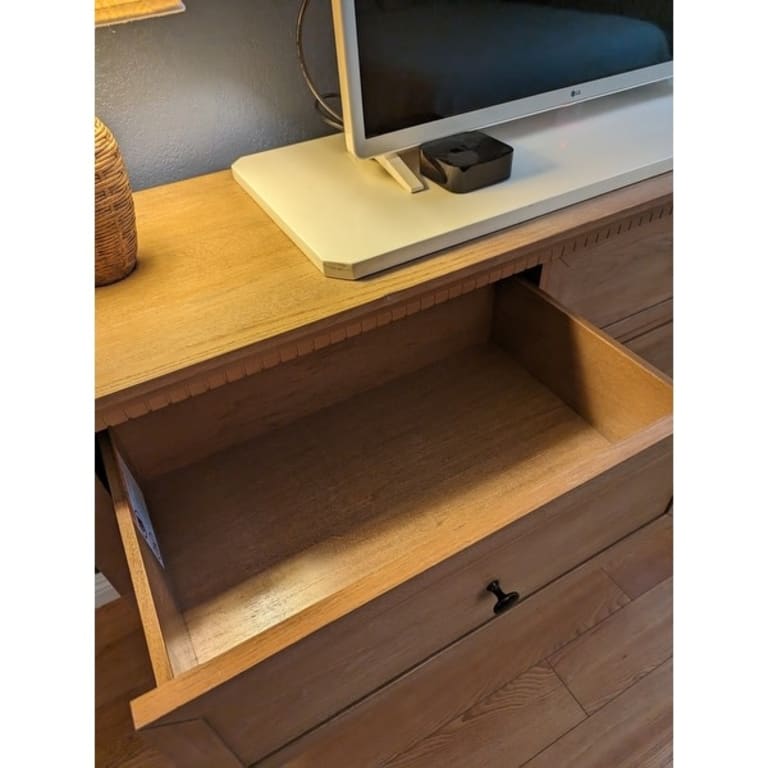 Gerald Traditional Wooden 6 Drawer Dresser With Storage By HULALAHOME ...