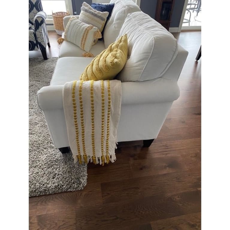 50x60 Wanda Woven Border Fringe Trim Throw - Bed Bath & Beyond - 32118510