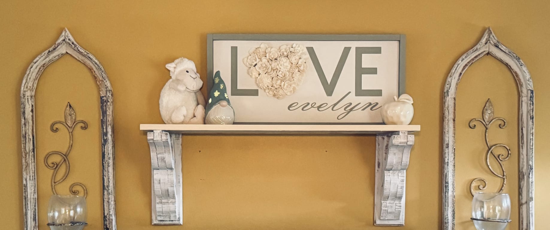 Honeybloom Green Ceramic Gnome Lantern 7" | At Home