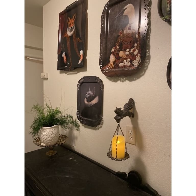 Flying Squirrel Bird Feeder - 9undefined''W x 5undefined''D x 15''H ...