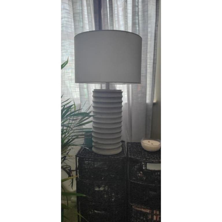 SAFAVIEH Lighting Melina Grey LED Table Lamps (Set of 2) - 16"x16"x28.5 ...