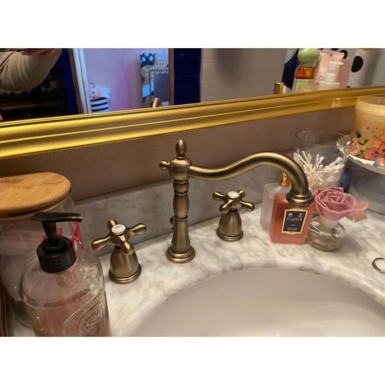 Heritage 8 in. Widespread Bathroom Faucet - On Sale - Bed Bath & Beyond ...