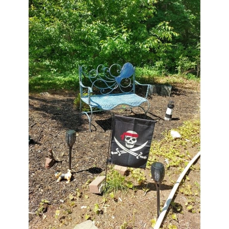 Coastal Octopus Bench by Havenside Home - Bed Bath & Beyond - 28698617