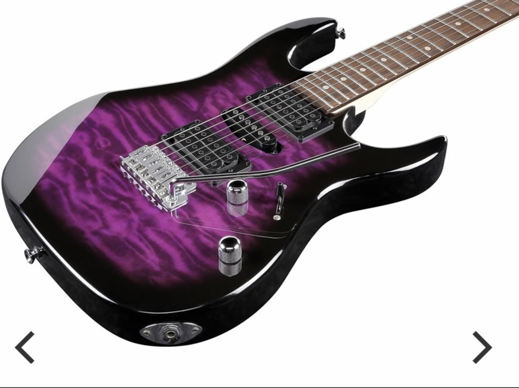 Ibanez GRX70QA Electric Guitar Transparent Black Sunburst Ibanez GRX70QA Electric Guitar Transparent Black Sunburst