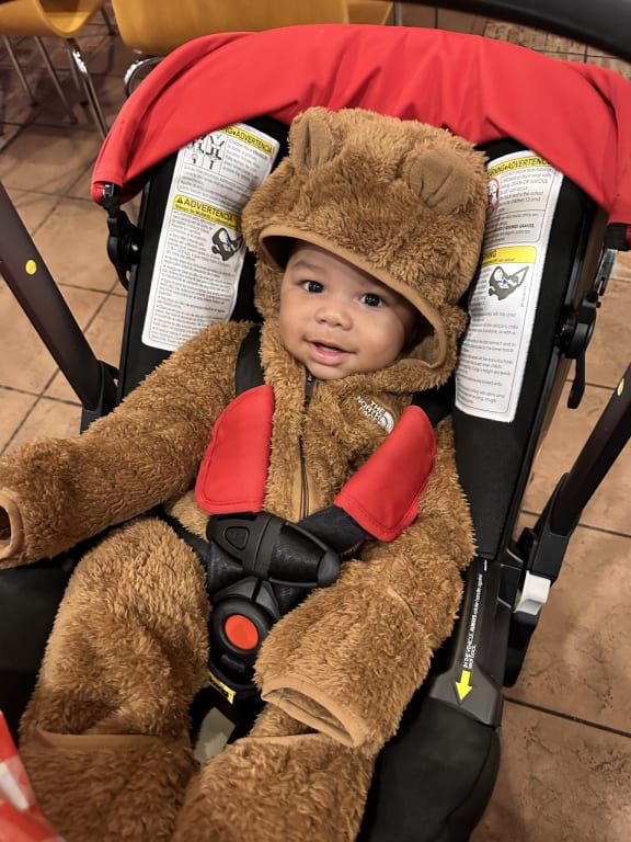 Baby Campshire Bear One-Piece | The North Face Baby Campshire Bear One-Piece | The North Face
