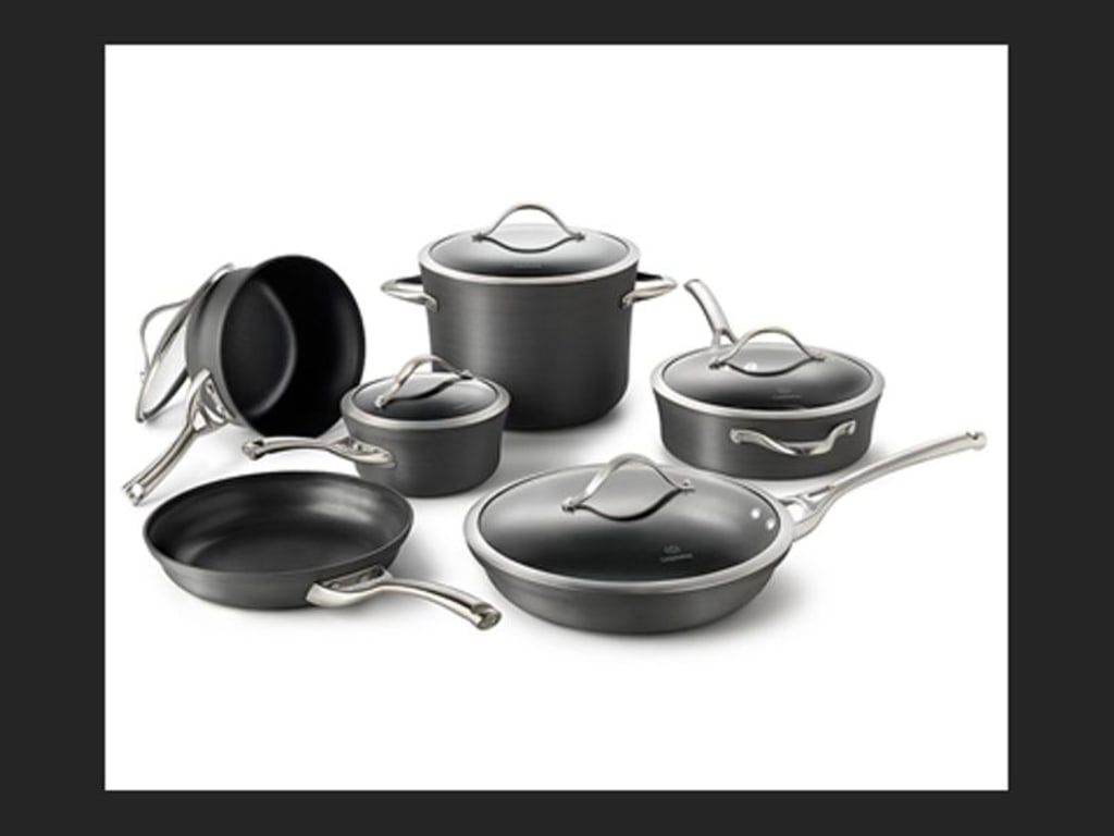Calphalon Classic 10-Piece Hard-Anodized Nonstick Cookware Set