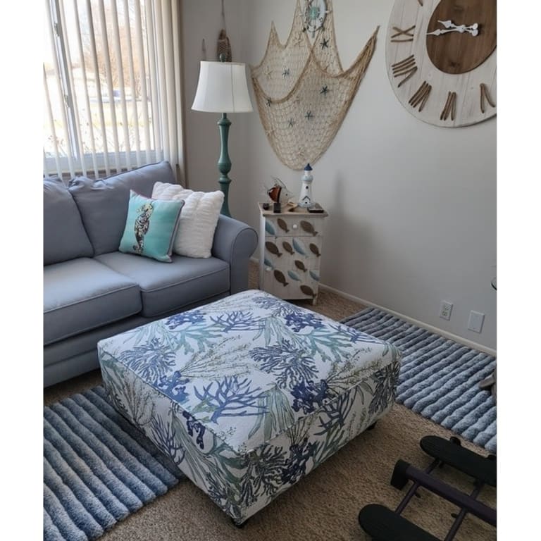 Coral Reef Oceanside Cocktail Ottoman - On Sale - Bed Bath & Beyond ...