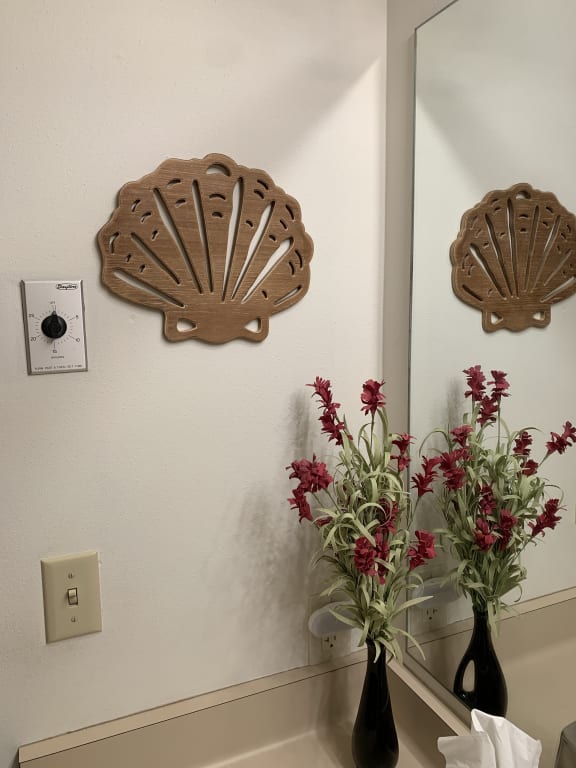 Ty Pennington Wooden Seashell Wall Decor, 9.8"