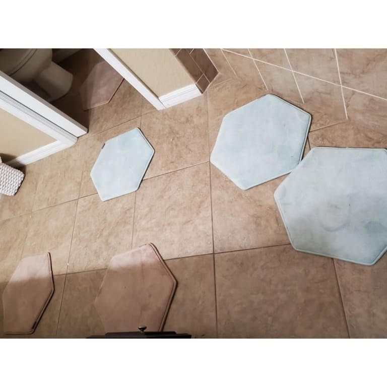 MICRODRY® Memory Foam HD Modular Bath Mats 3-Piece Set with GripTex ...