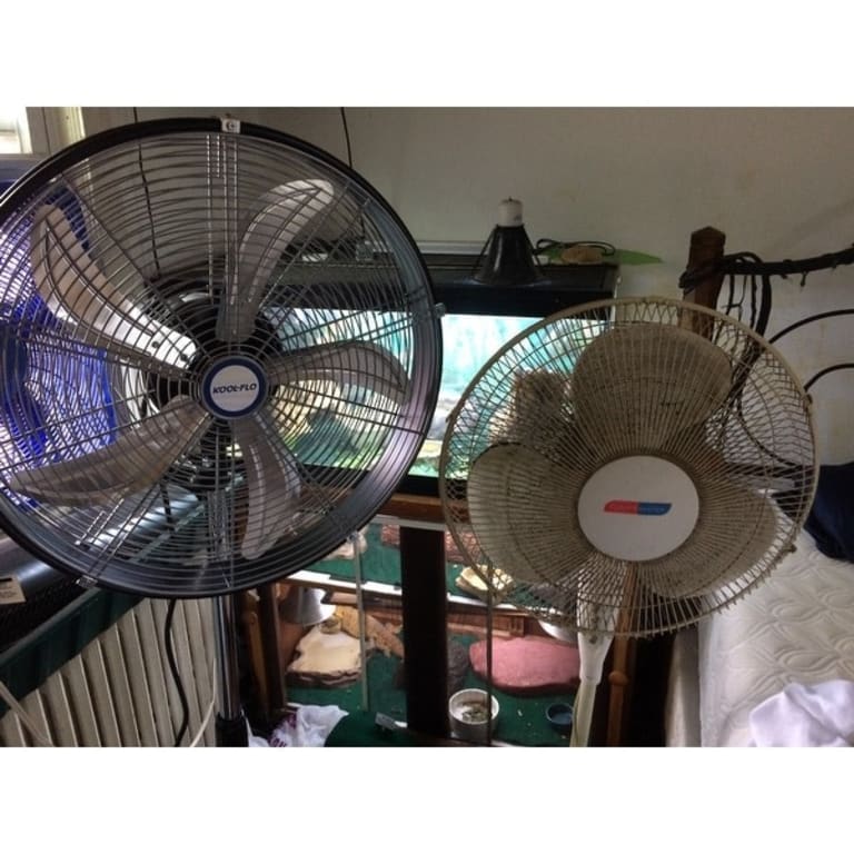 KOOL-FLO HV Shroud 55.11 in. H x 20 in. Dia. 3 speed Electric ...