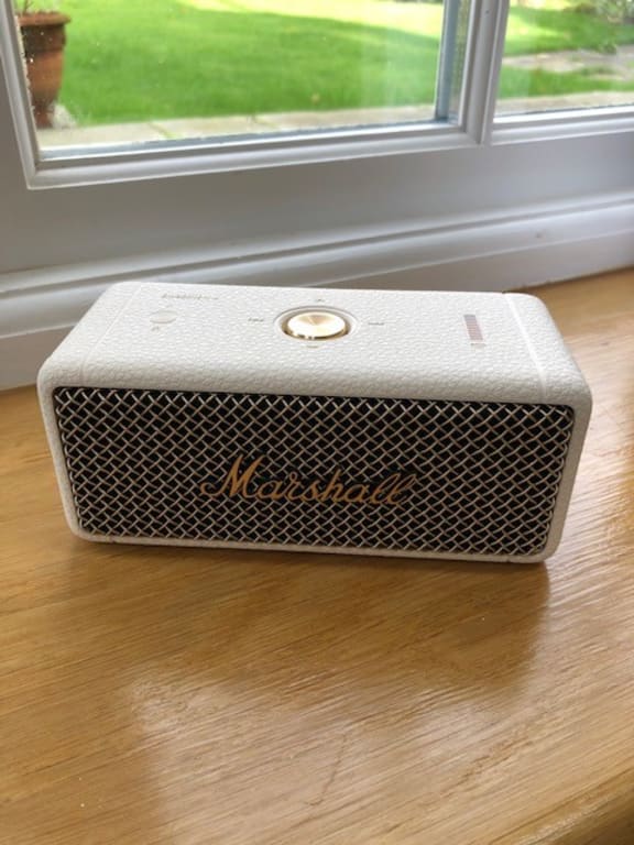 Marshall Emberton II Portable Bluetooth Speaker, Cream Marshall Emberton II Portable Bluetooth Speaker, Cream