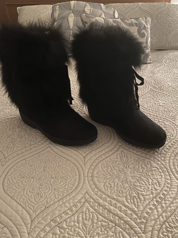 Women's Volpe Wool-Lined Fur Boots | Overland