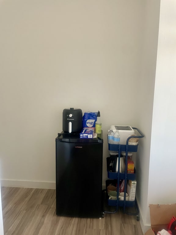 3-Tier Rolling Storage Cart, Light Grey