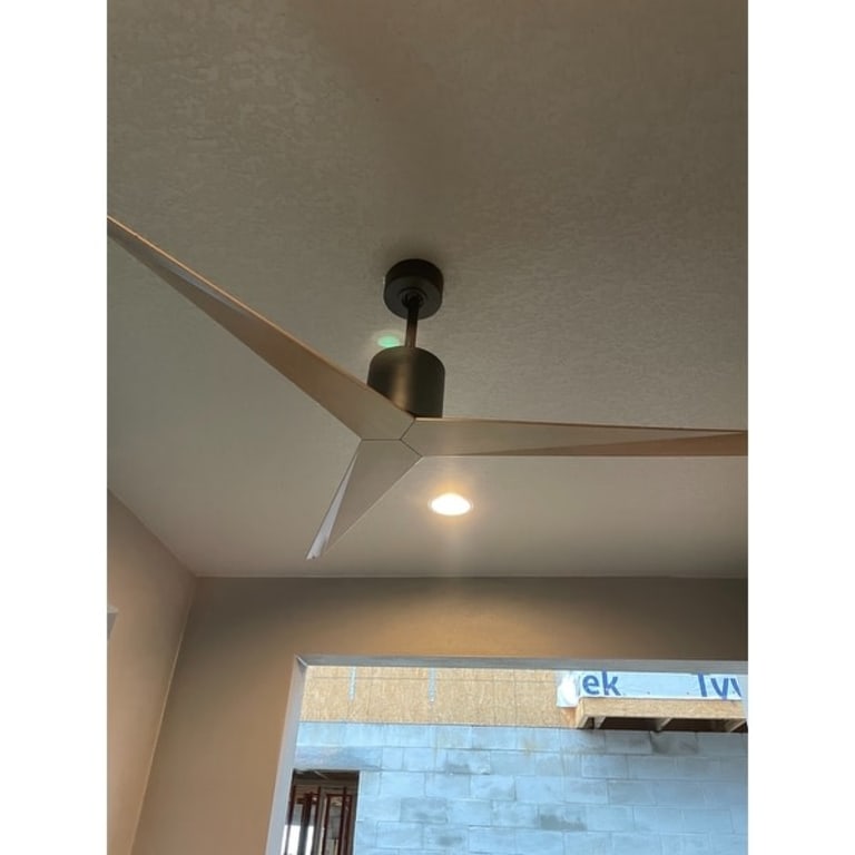 Strick & Bolton Thompson 3-blade Stamped Steel Paddle Ceiling Fan - Bed ...