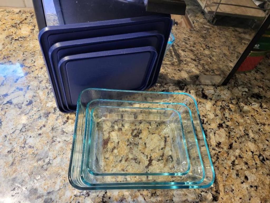 Pyrex Simply Store 10-Piece 3-Cup Meal Prep Set